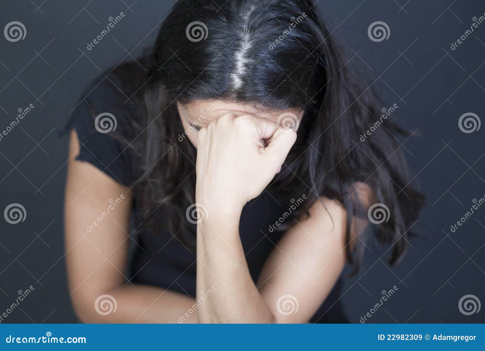 Mujer desesperada imagen de archivo. Imagen de decepcionado - 22982309