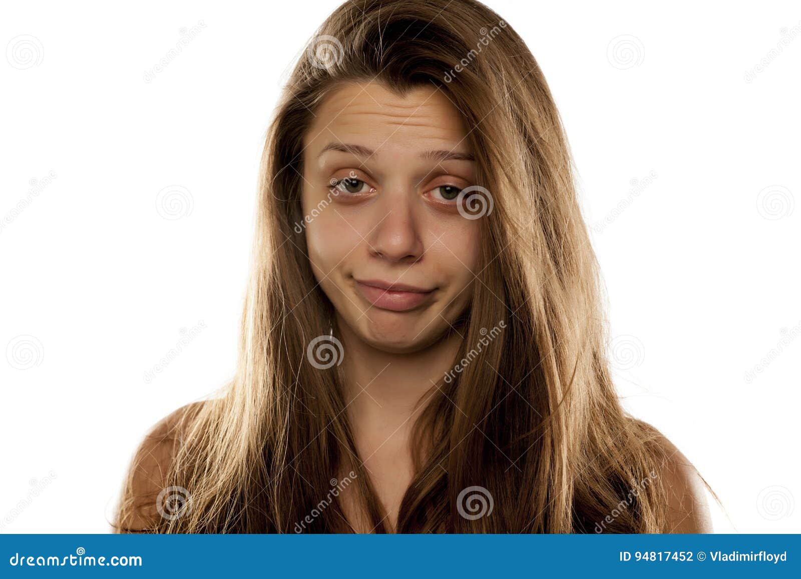 Mujer desinteresada foto de archivo. Imagen de retrato - 94817452