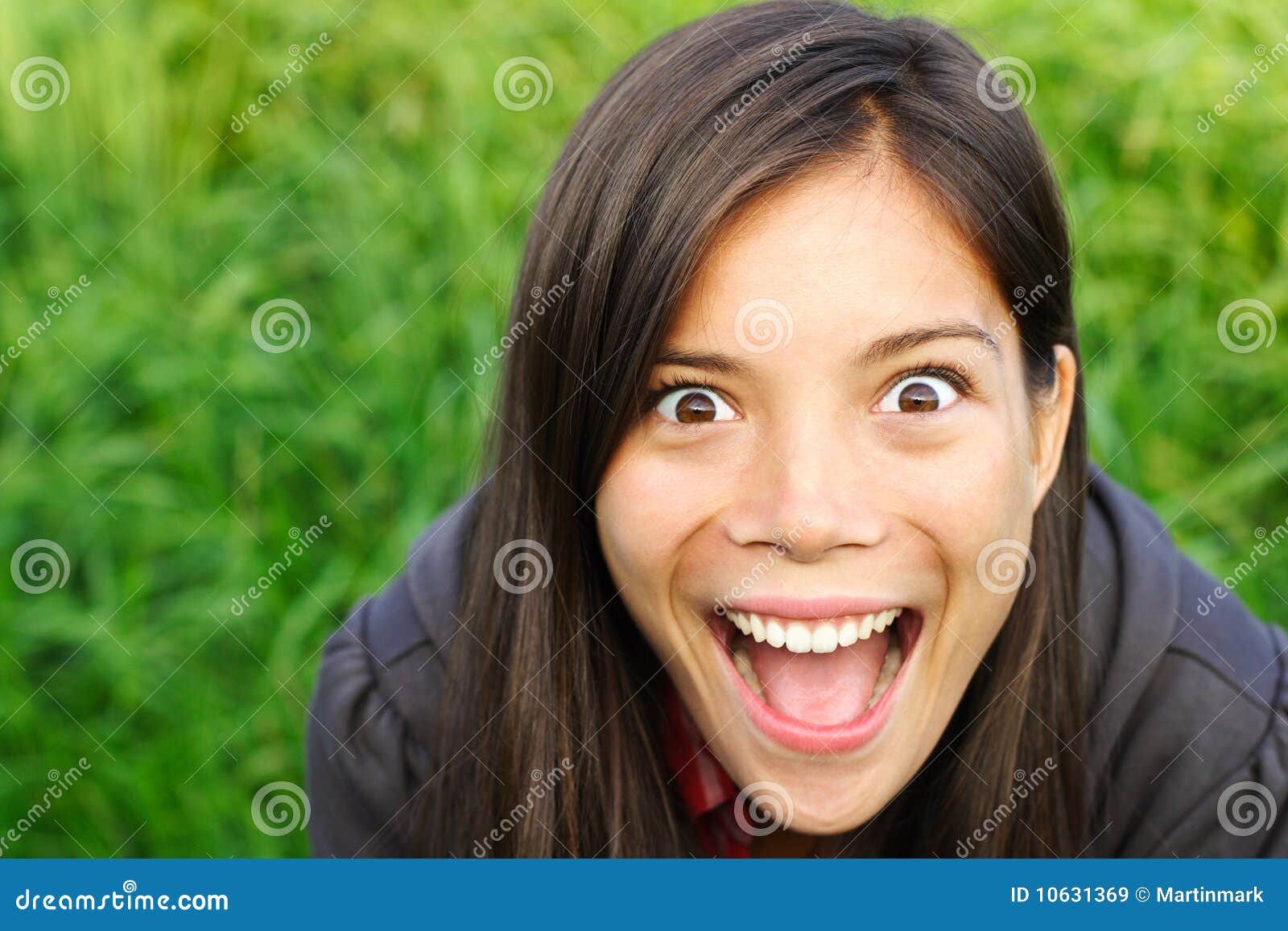 Mujer emocionada imagen de archivo. Imagen de hermoso - 10631369