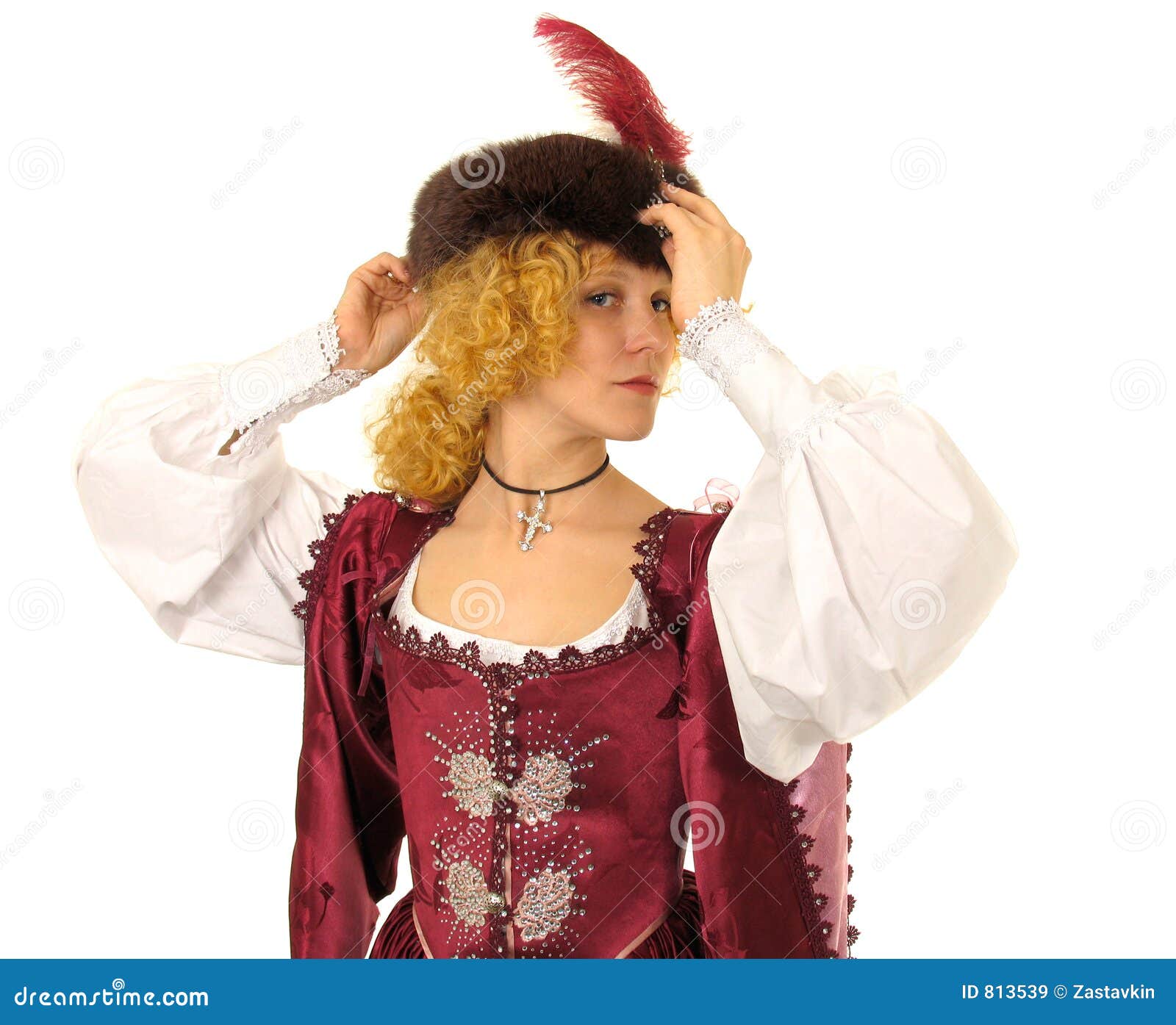 Mujer en ropa polaca imagen de archivo. Imagen de muchacha - 813539