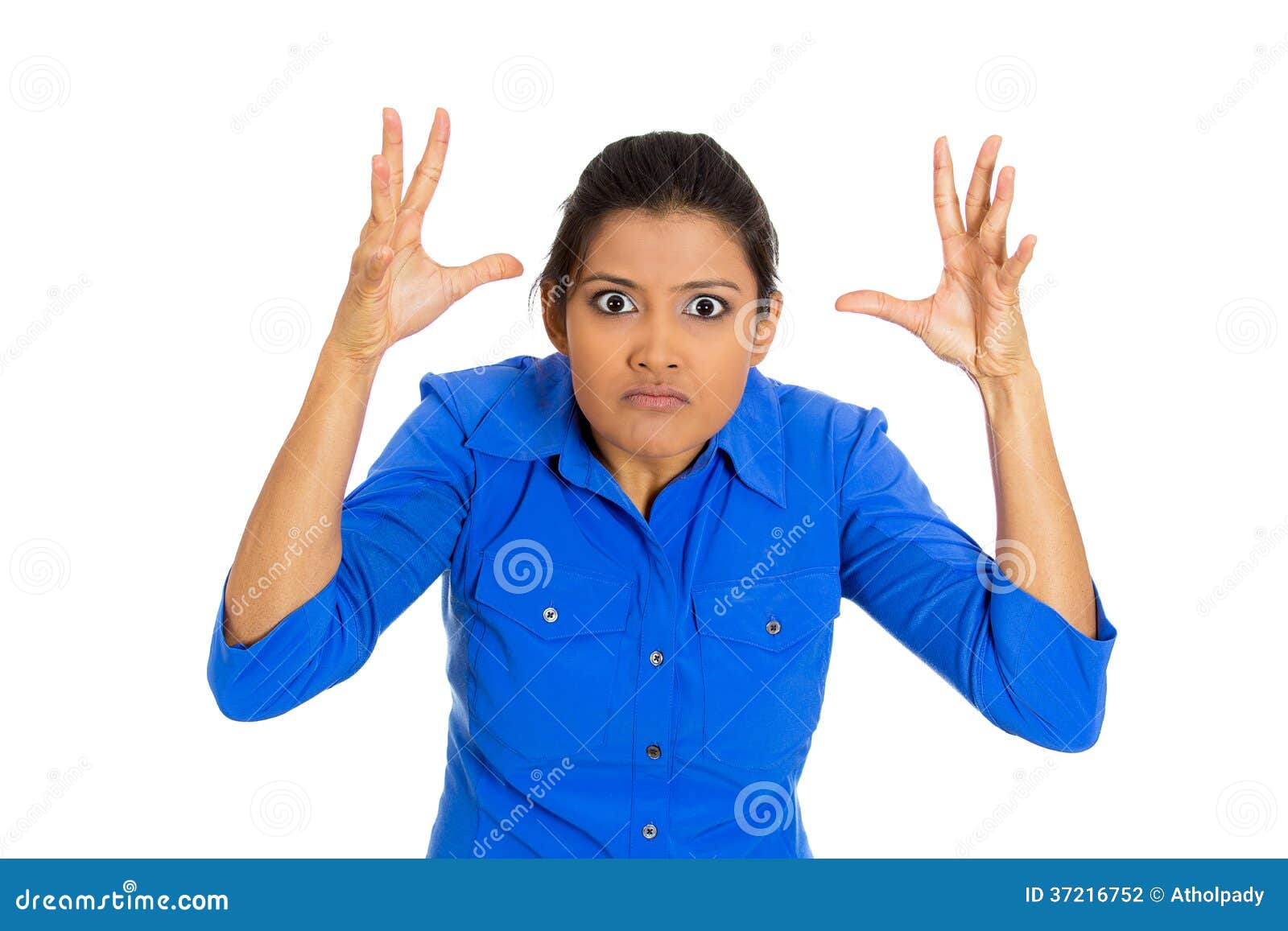 Mujer enojada foto de archivo. Imagen de multicultural - 37216752