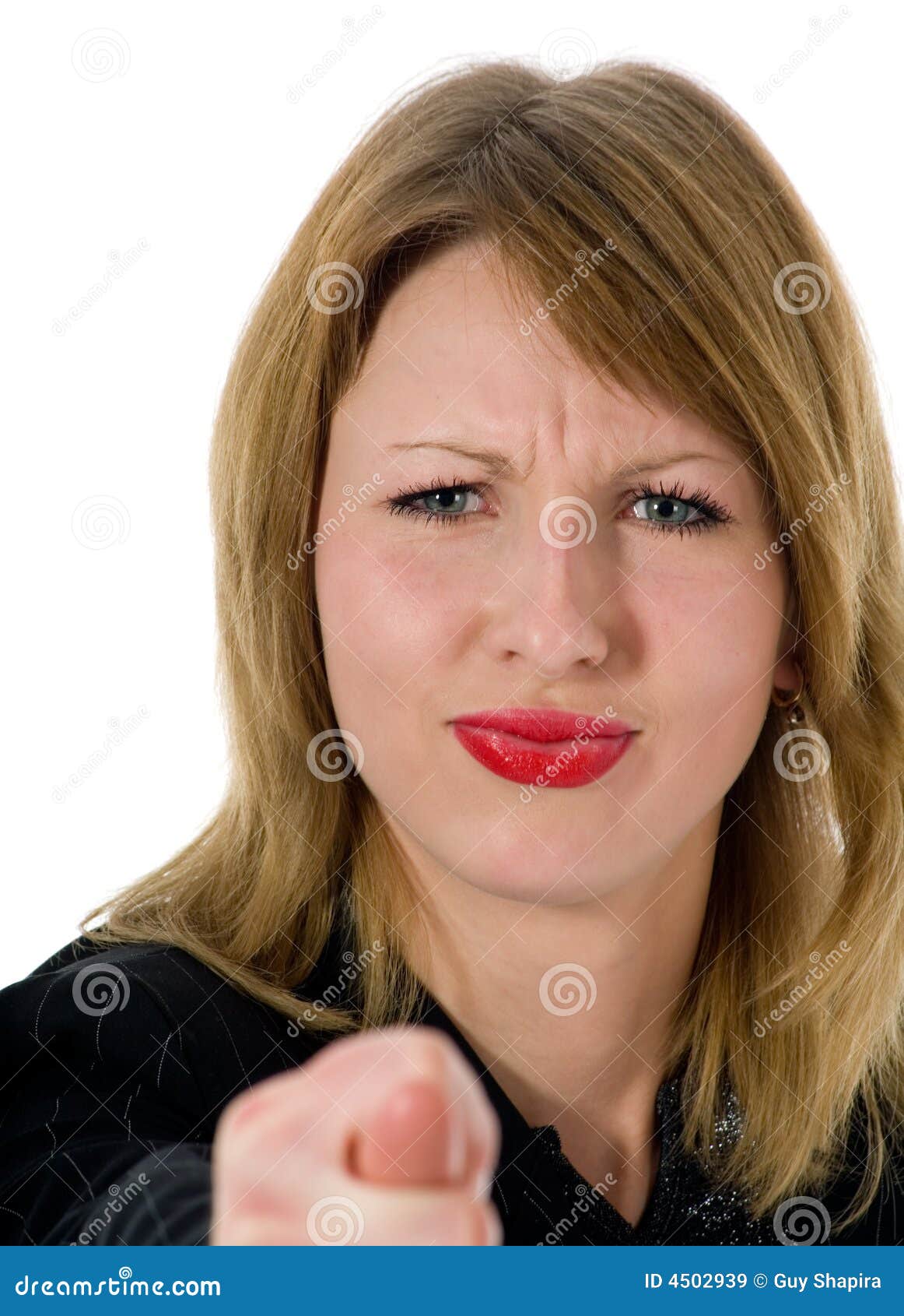 Mujer expresiva imagen de archivo. Imagen de persona, rubio - 4502939