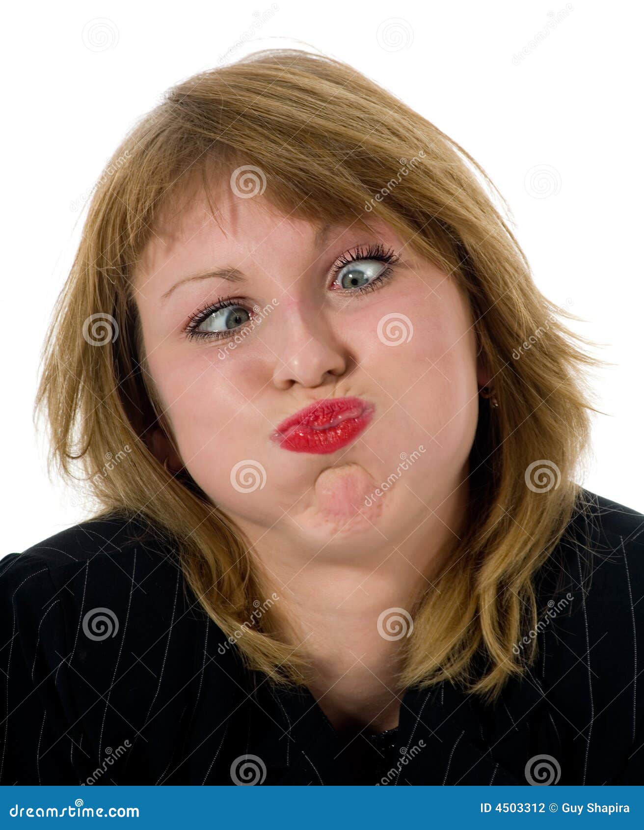 Mujer expresiva foto de archivo. Imagen de sorpresa, exceso - 4503312