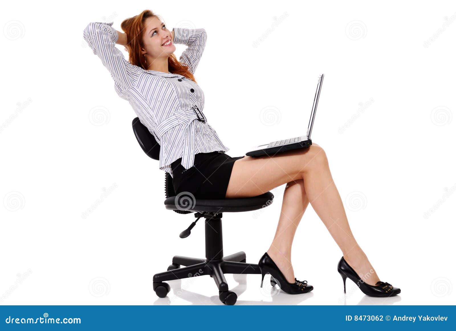 Mujer feliz foto de archivo. Imagen de descalzo, feliz - 8473062