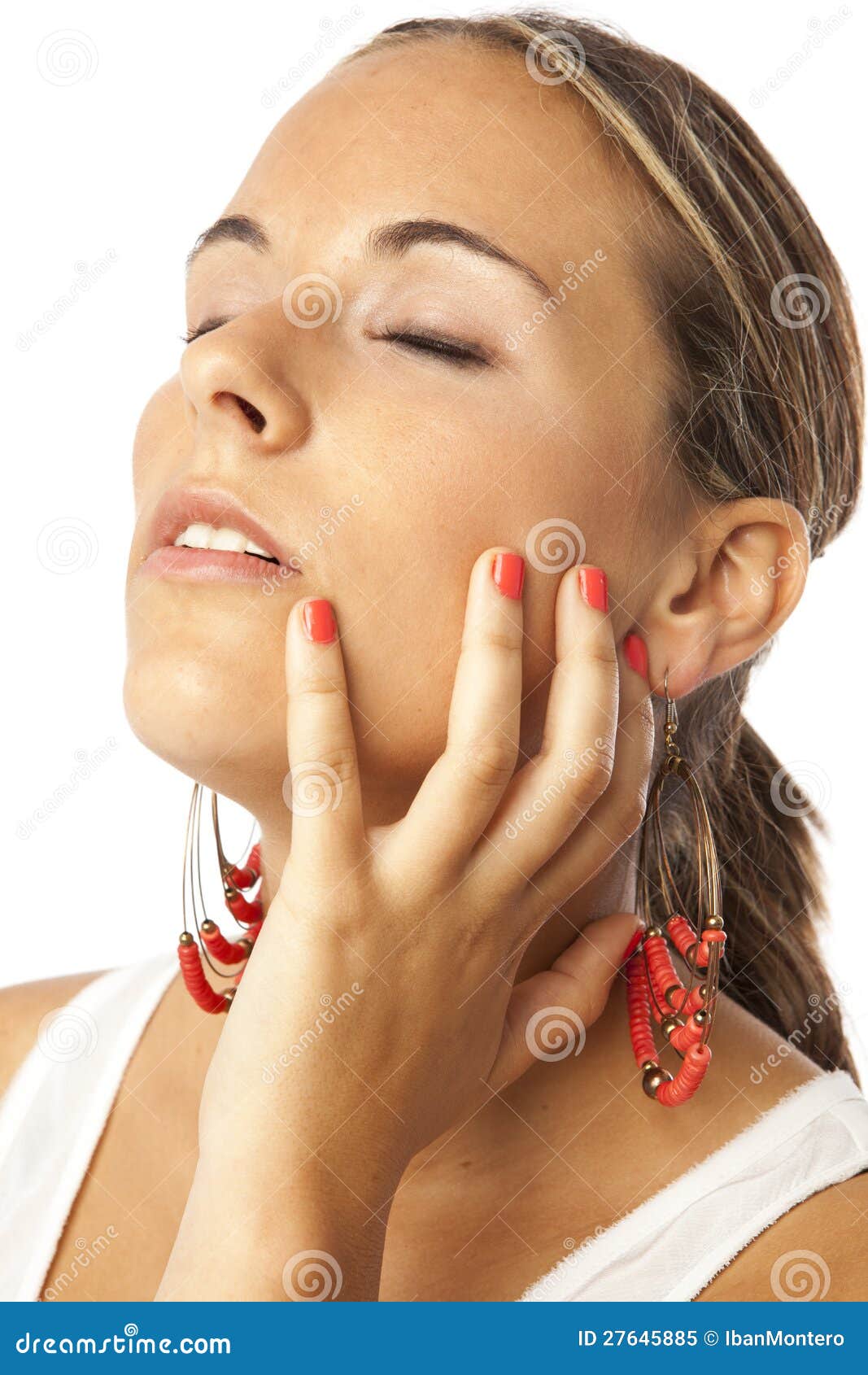 Mujer Hermosa Joven Verdadera Imagen de archivo - Imagen de atractivo ...