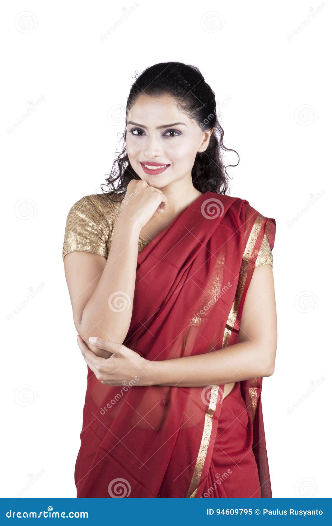 Mujer India Con Ropa Tradicional Imagen de archivo - Imagen de gente ...