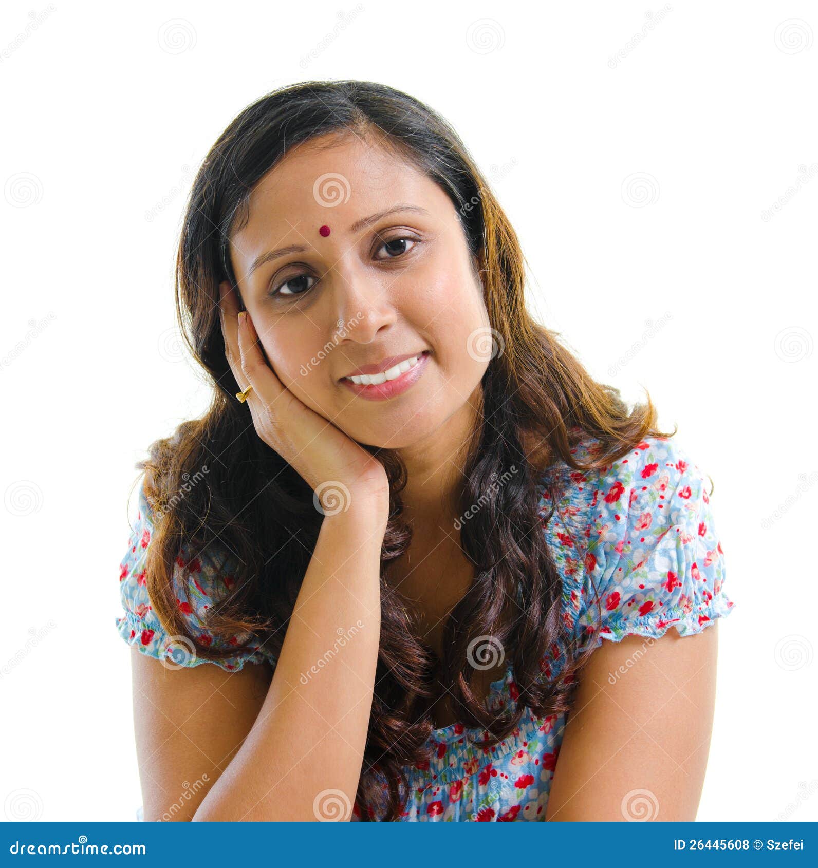 Mujer india moderna foto de archivo. Imagen de envejecido - 26445608