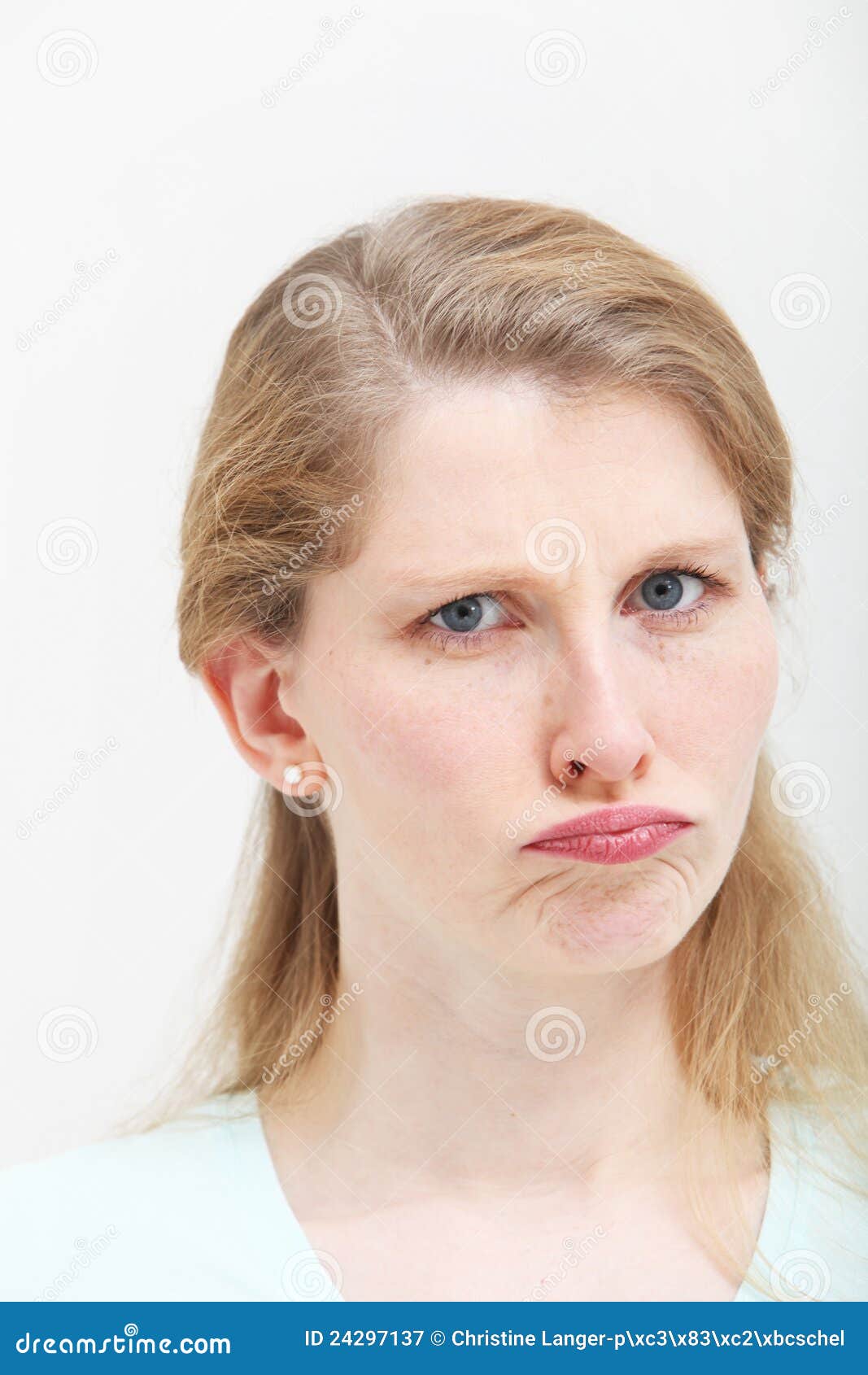 Mujer joven infeliz imagen de archivo. Imagen de mujer - 24297137
