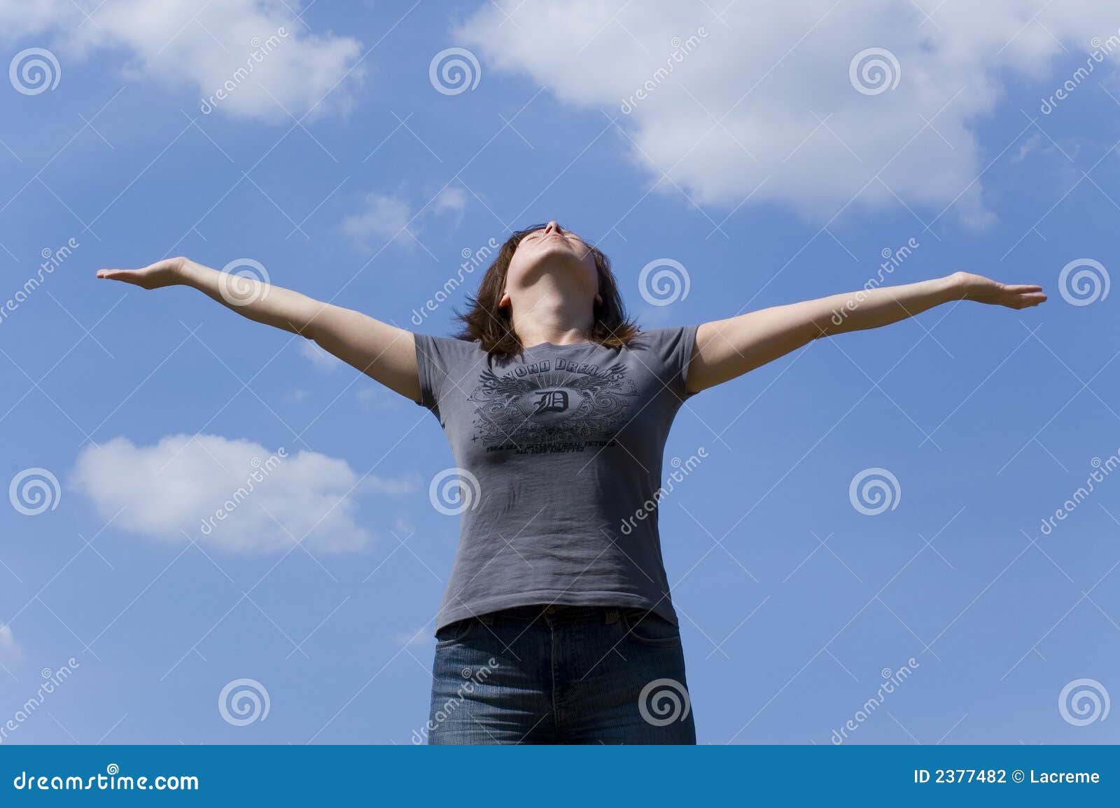 Mujer libre foto de archivo. Imagen de mujer, libertad - 2377482