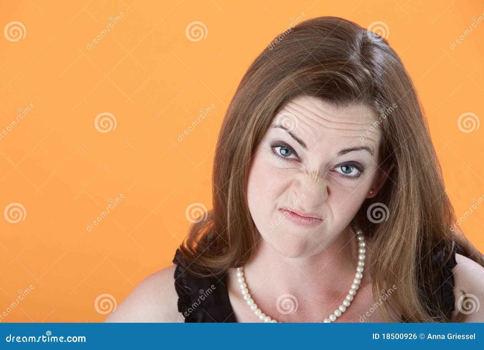 Mujer mala foto de archivo. Imagen de encanto, infeliz - 18500926