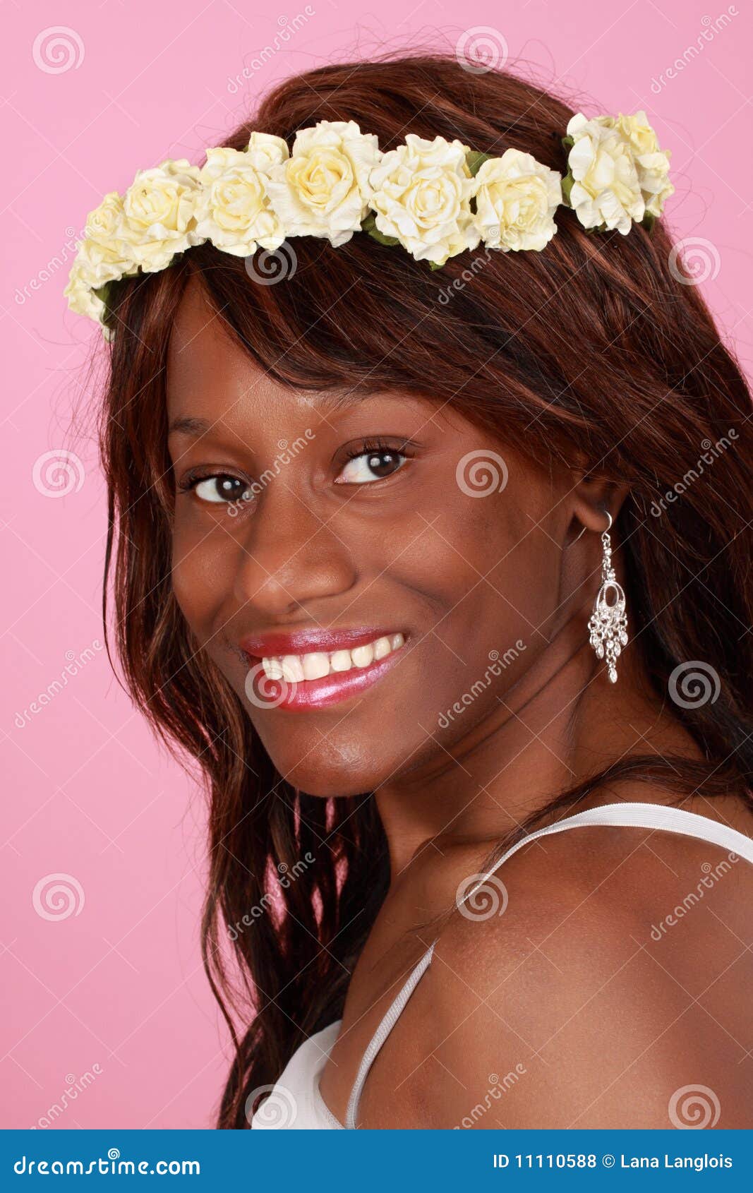 Mujer negra hermosa foto de archivo. Imagen de hermoso - 11110588