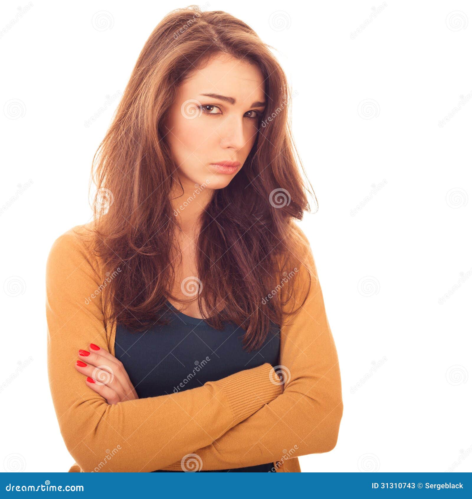 Mujer ofendida imagen de archivo. Imagen de adulto, joven - 31310743