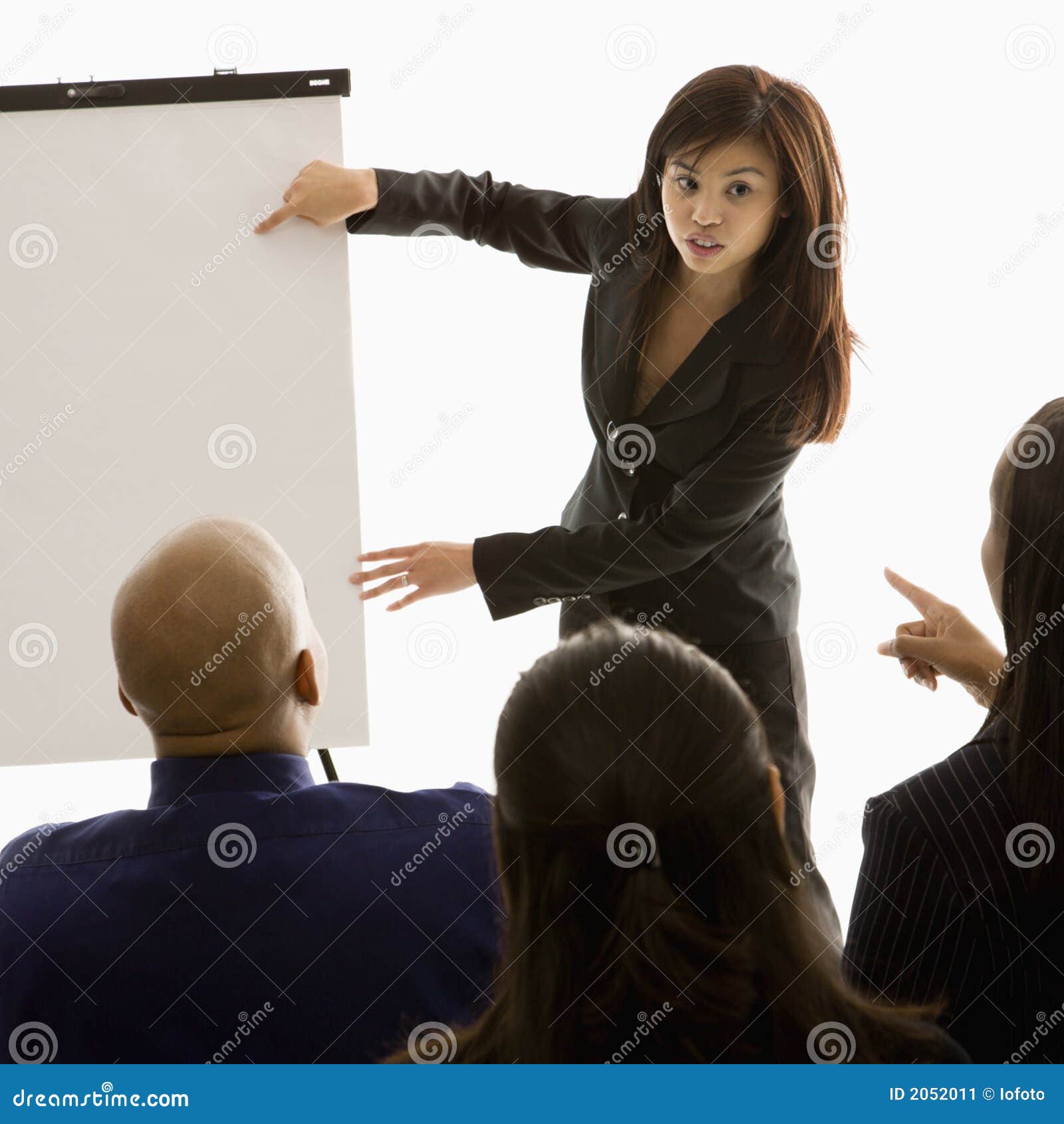 Mujer Que Da La Presentación Imagen de archivo - Imagen de mujer ...