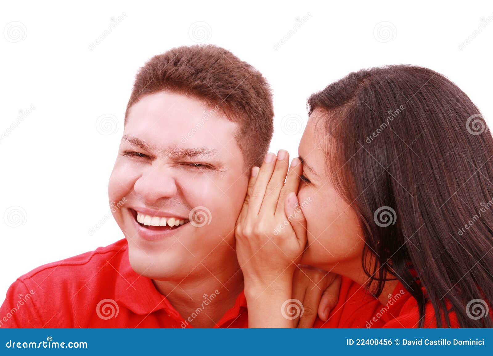 Mujer Que Dice a Un Hombre Un Secreto Foto de archivo - Imagen de rumor ...