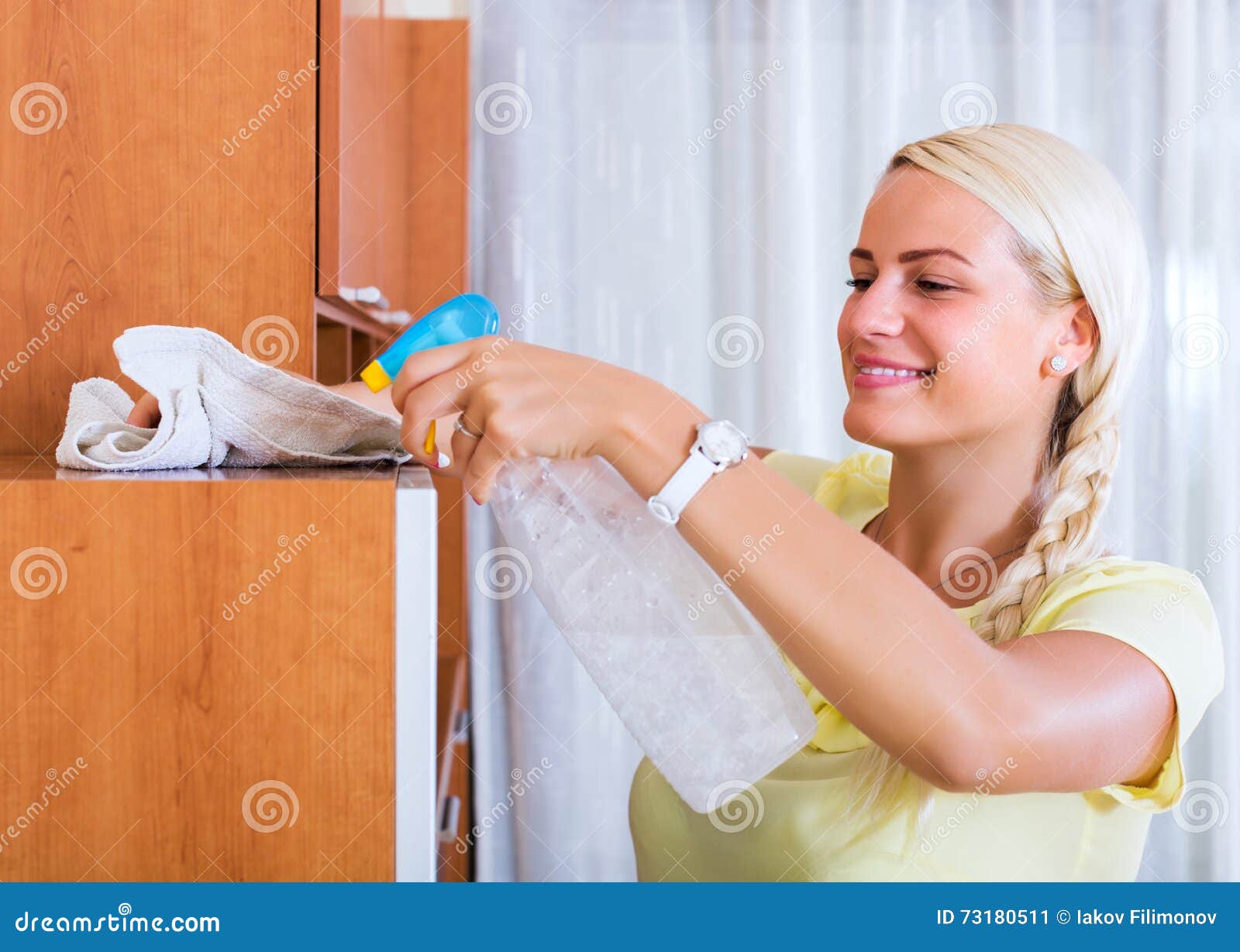 Mujer Que Tiene Limpieza Regular Imagen de archivo - Imagen de tareas ...