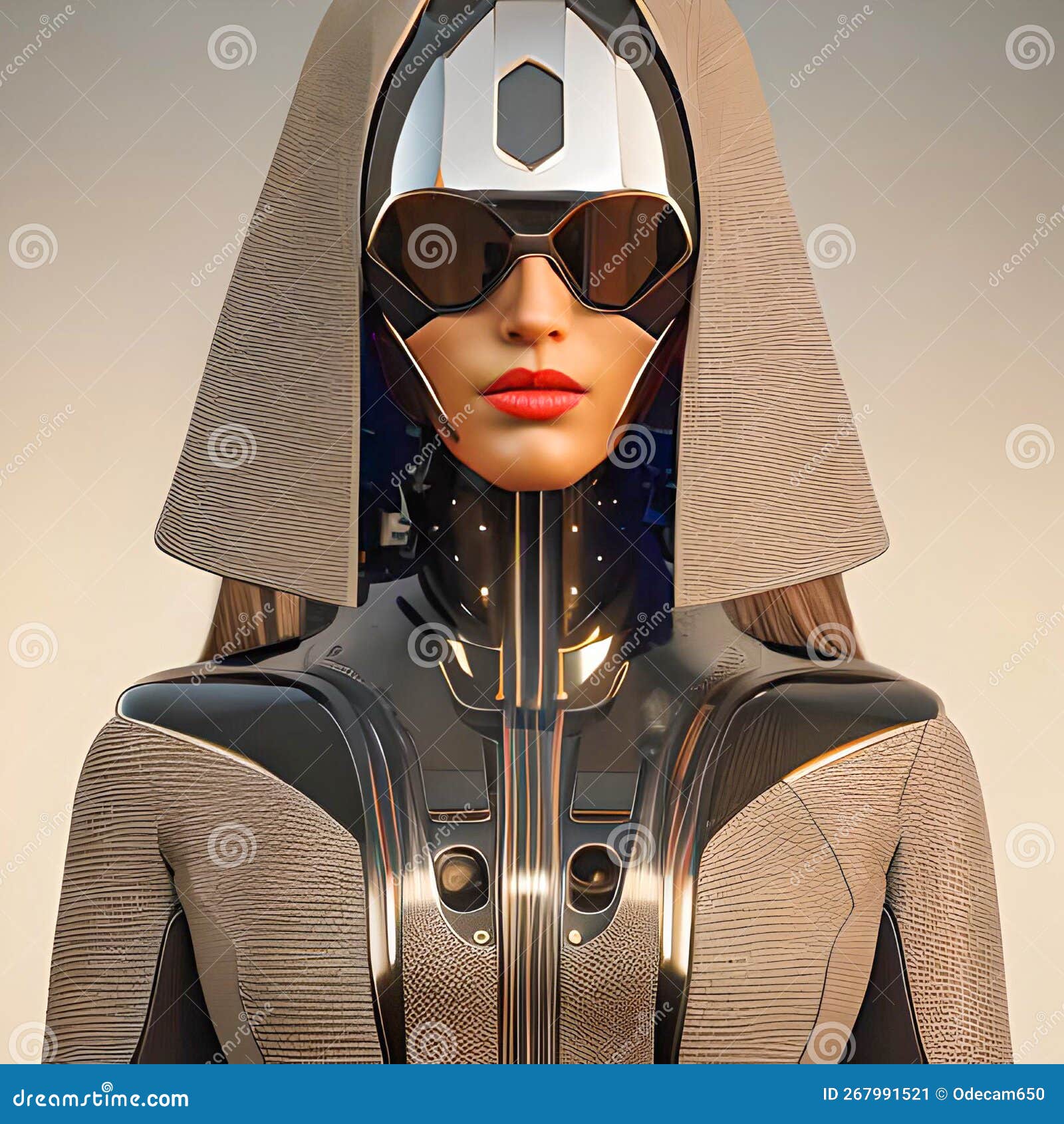 Mujer Robot Con Ropa De Estilo Futurista Stock de ilustración ... Mujer Robot Con Ropa De Estilo Futurista Stock de ilustración ...