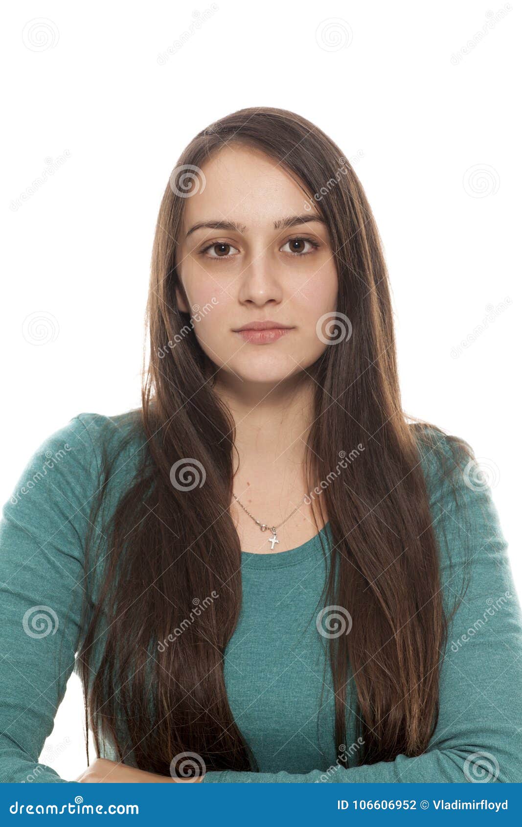 Mujer sin maquillaje foto de archivo. Imagen de persona - 106606952