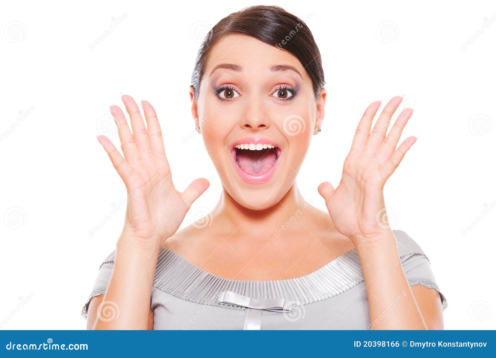 Mujer sorprendida foto de archivo. Imagen de brillante - 20398166