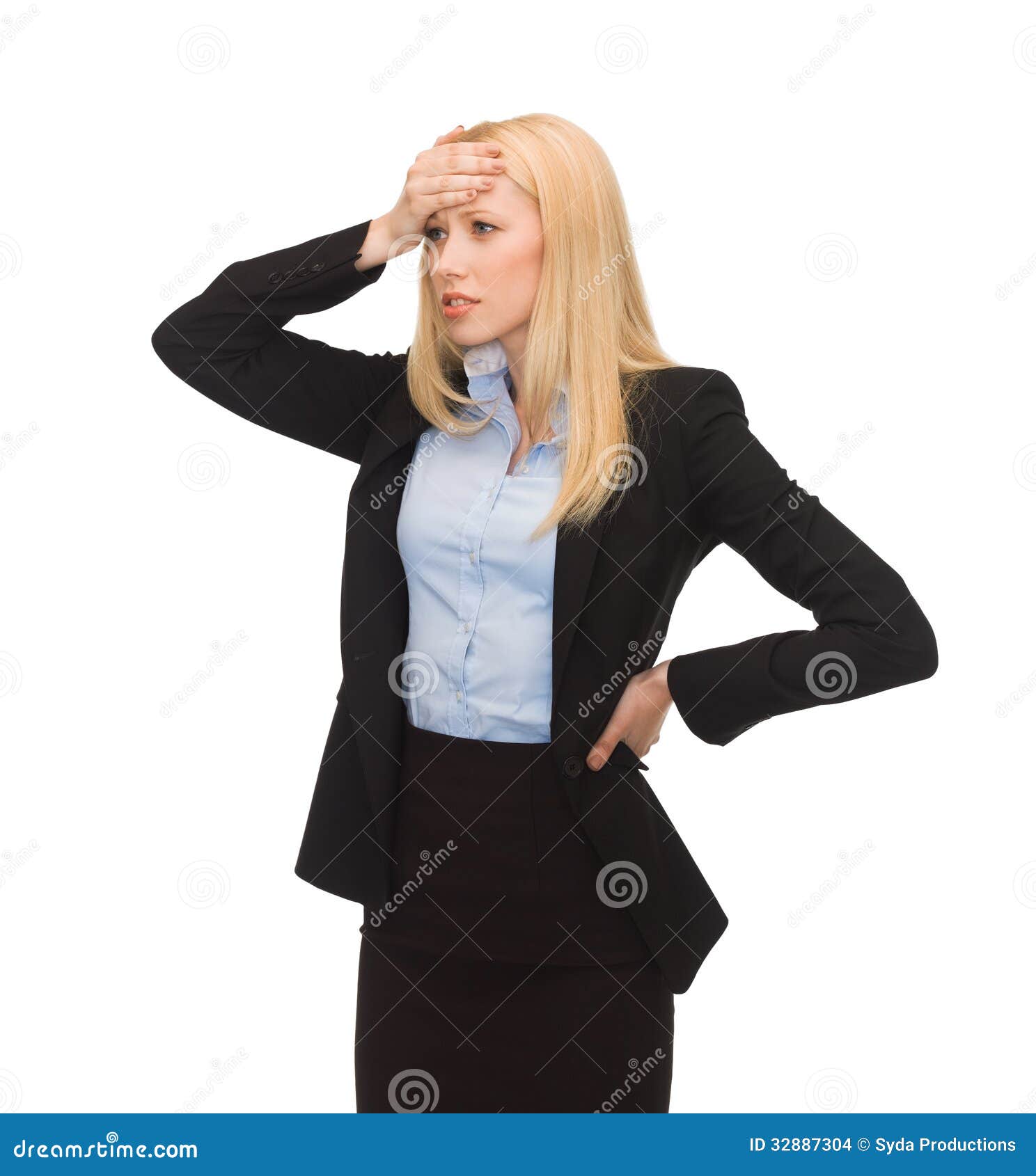 Mujer subrayada foto de archivo. Imagen de agujereado - 32887304