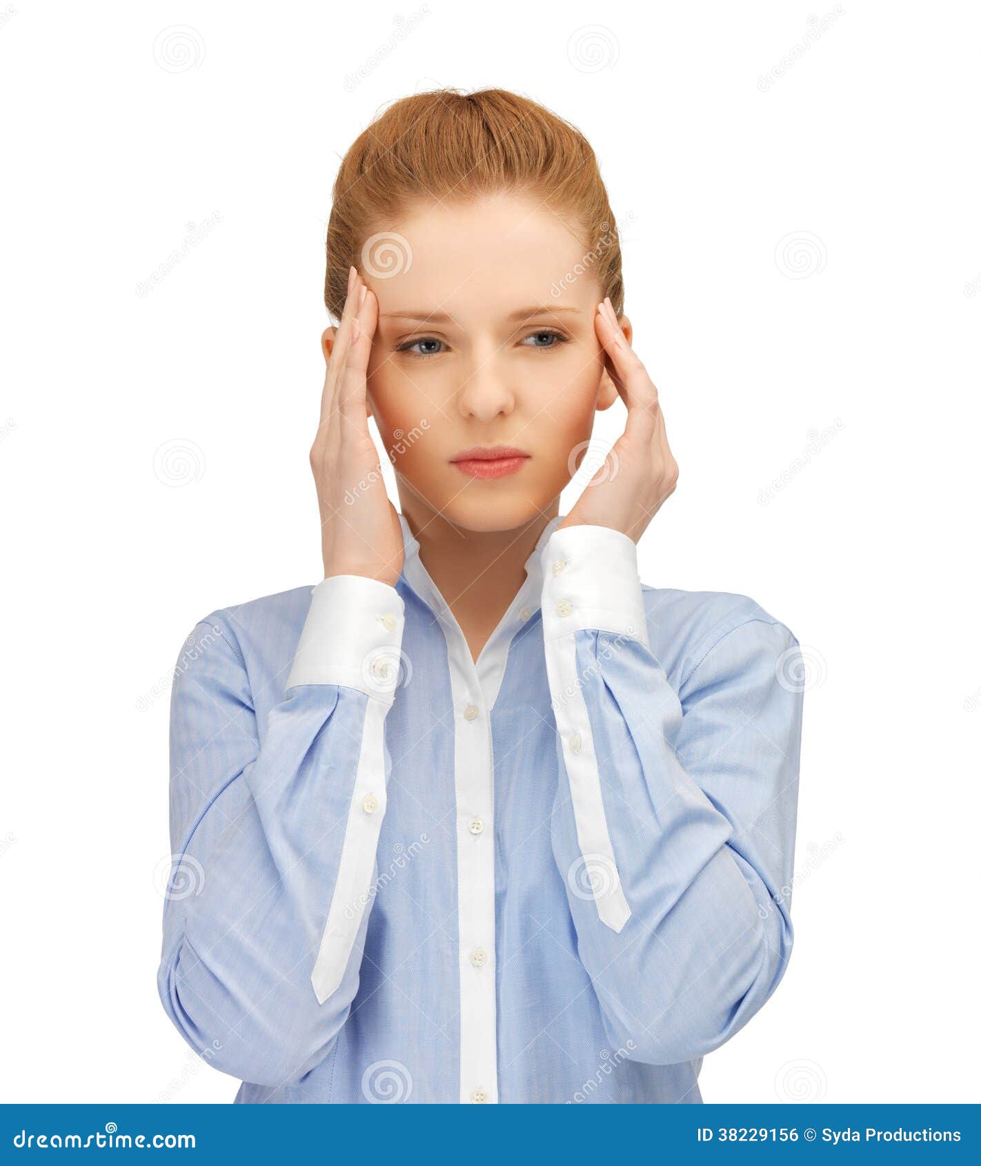 Mujer subrayada foto de archivo. Imagen de manos, miseria - 38229156