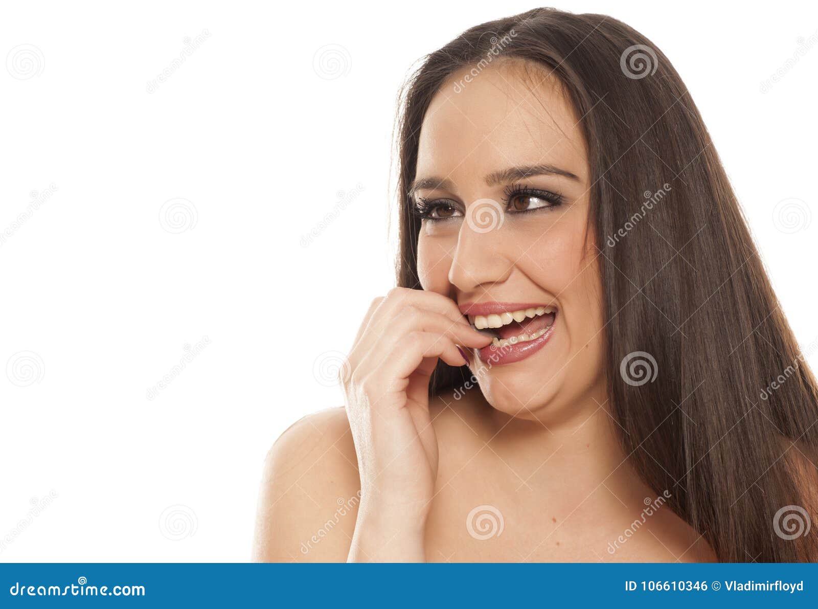 Mujer tonta foto de archivo. Imagen de loco, divertido - 106610346