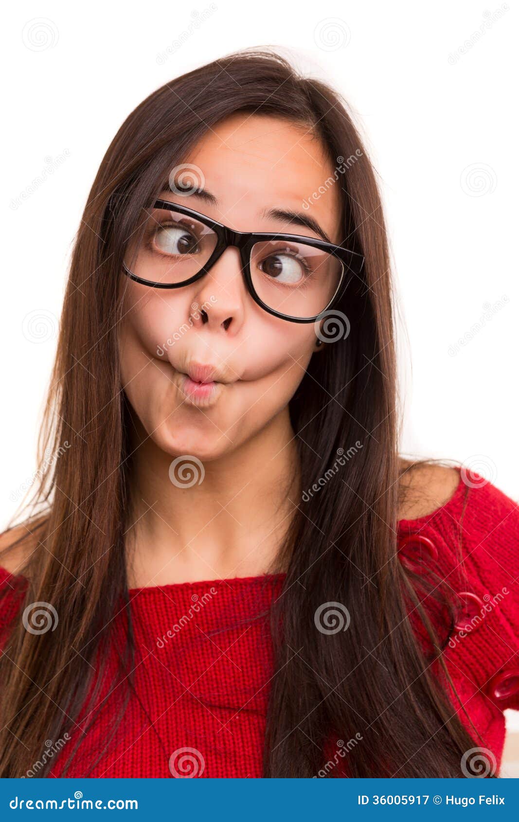 Mujer tonta imagen de archivo. Imagen de concepto, adulto - 36005917