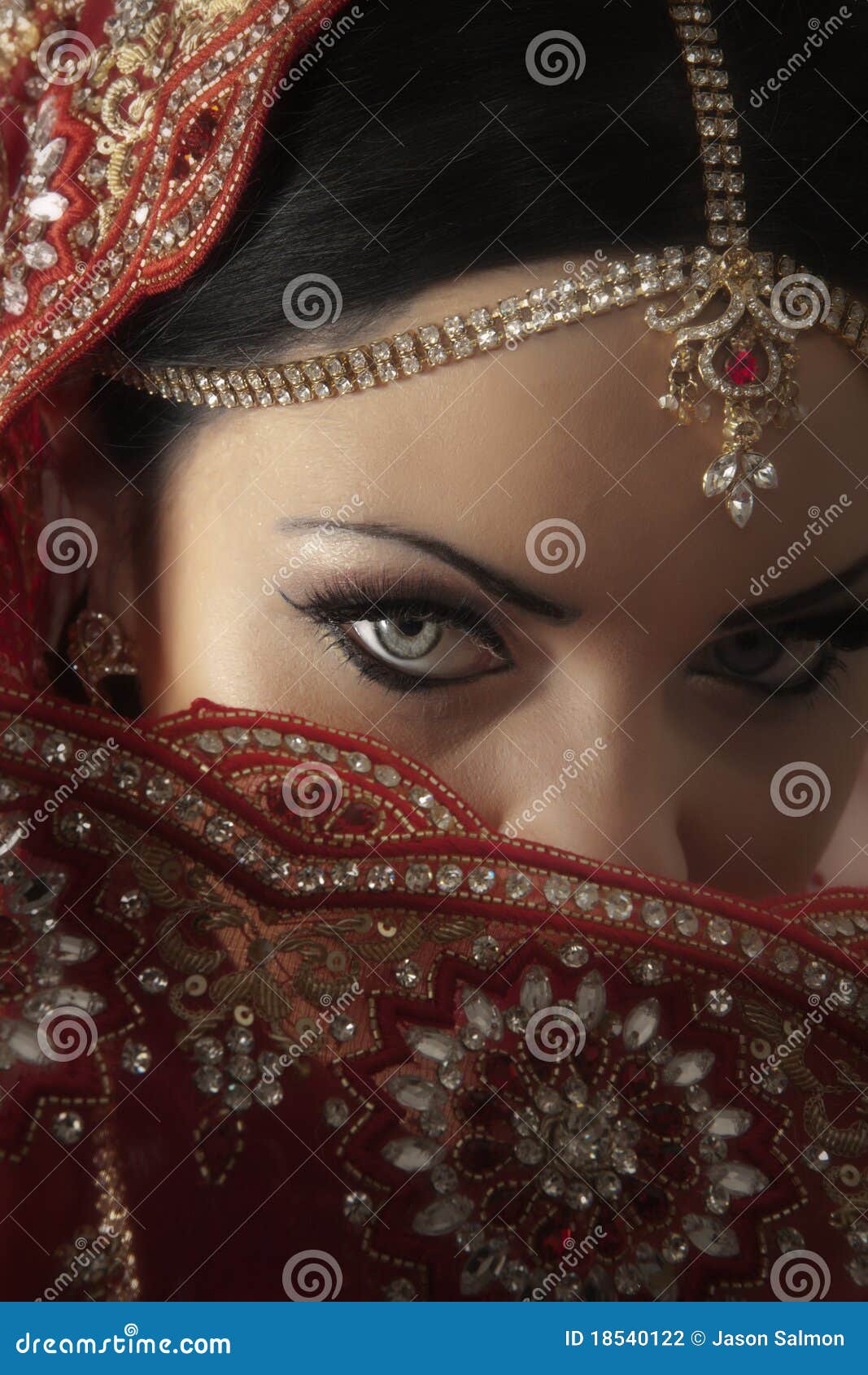 Mujeres indias foto de archivo. Imagen de sari, tradicional - 18540122