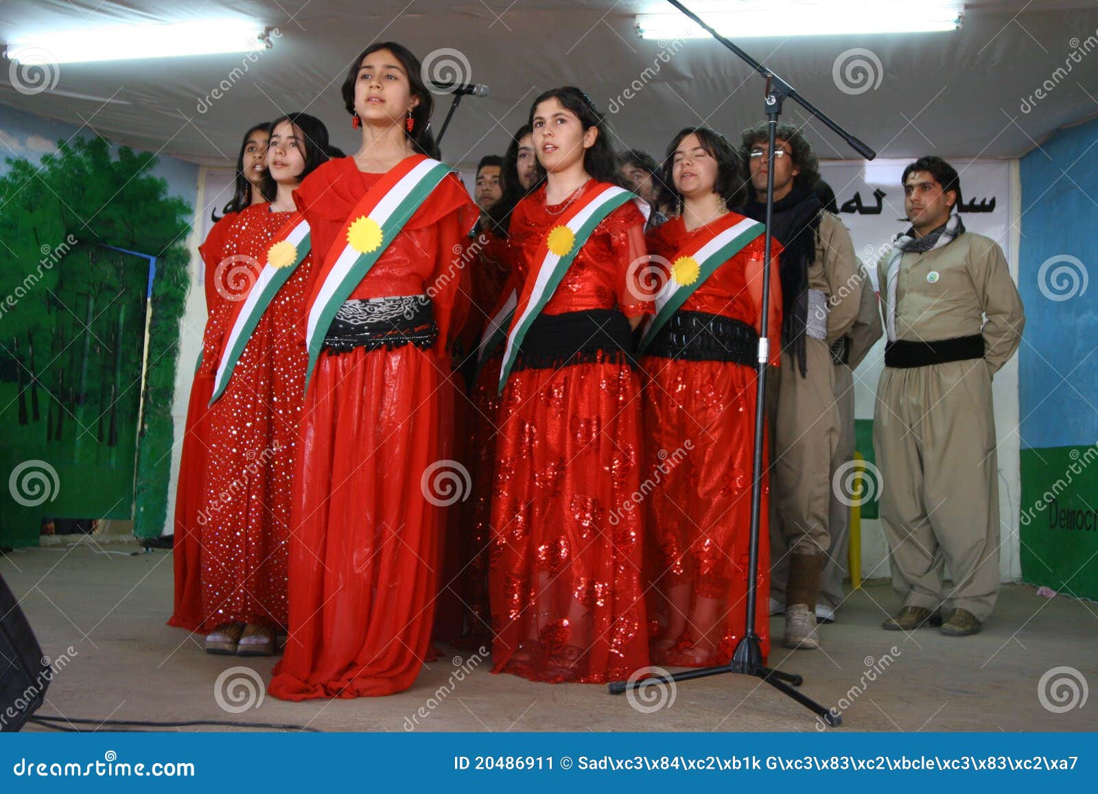 Mujeres kurdas foto editorial. Imagen de rojo, mujeres - 20486911