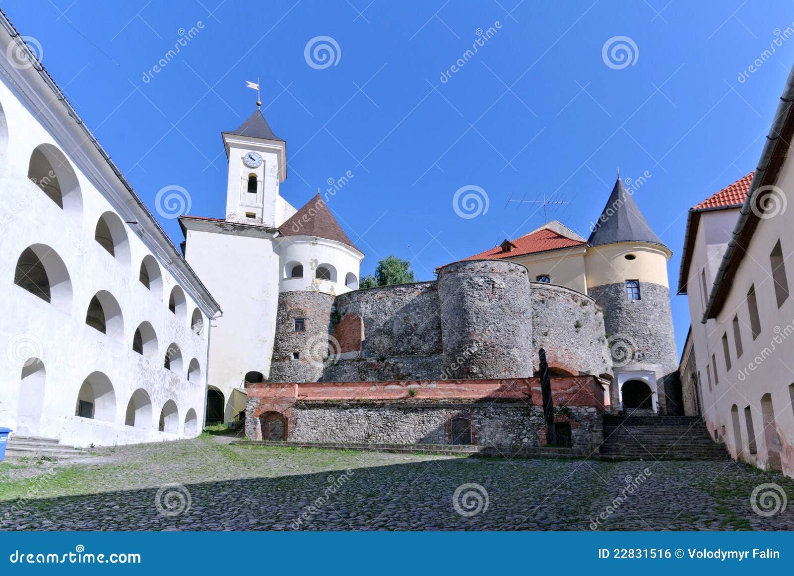 Mukachevo castle stock photo. Image of fortress, lock - 22831516