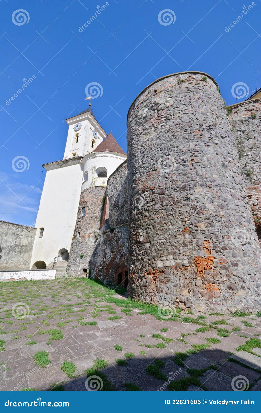 Mukachevo castle stock photo. Image of teau, zakarpatie - 22831606
