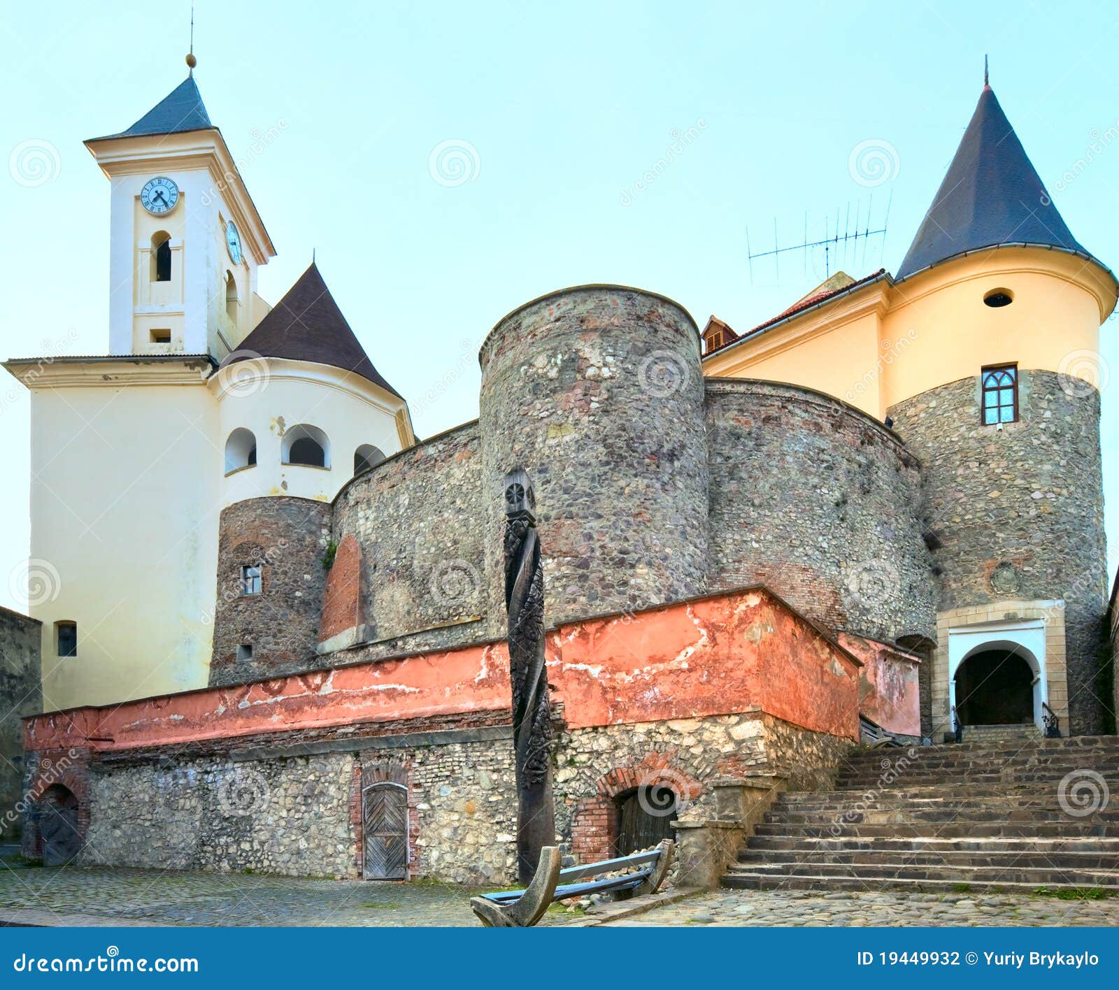 Mukachevo Castle View (Ukraine) Stock Photo - Image of ukraine, port ...