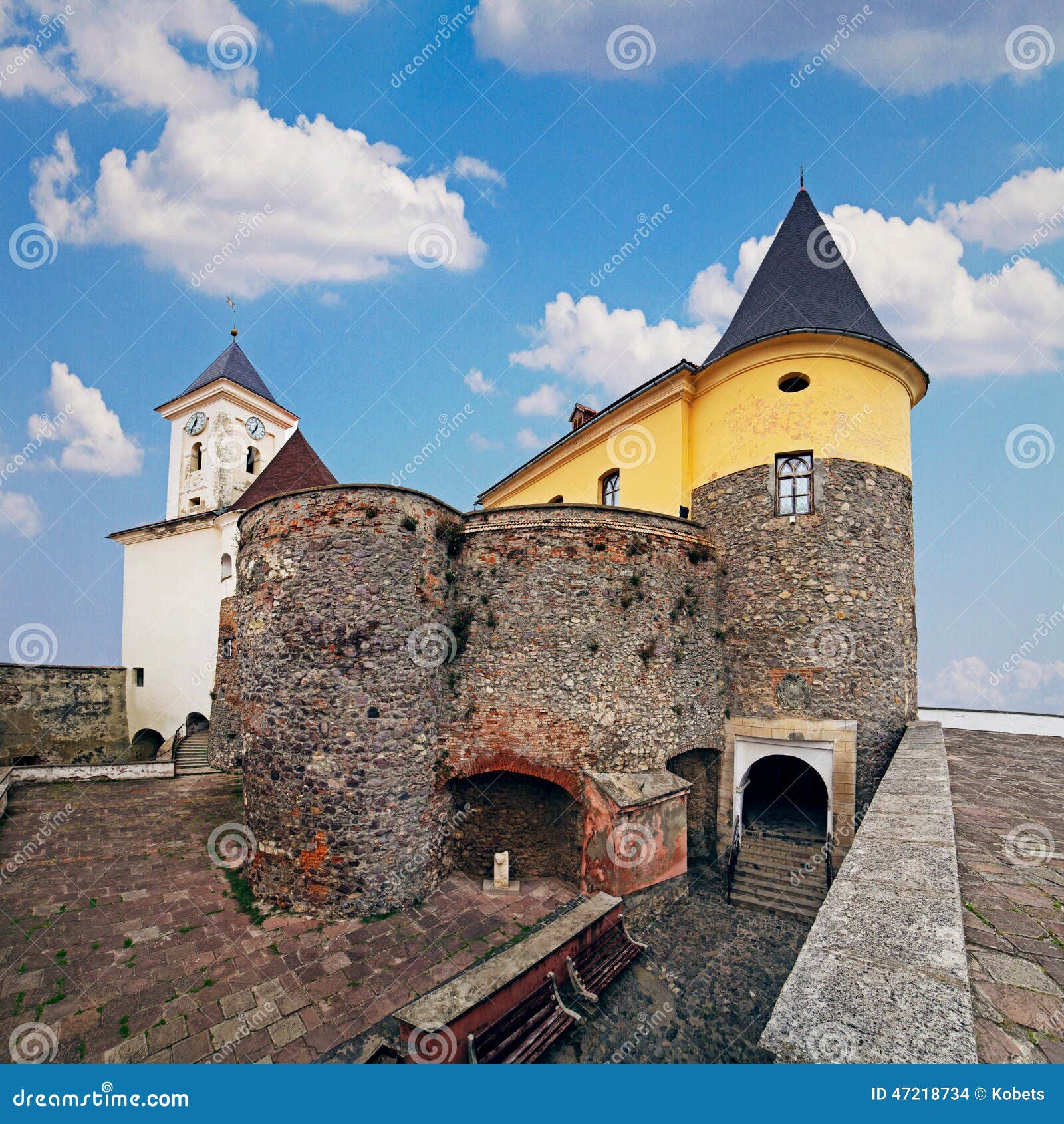 Mukachevo Fortress in Ukraine Stock Photo - Image of castle, town: 47218734