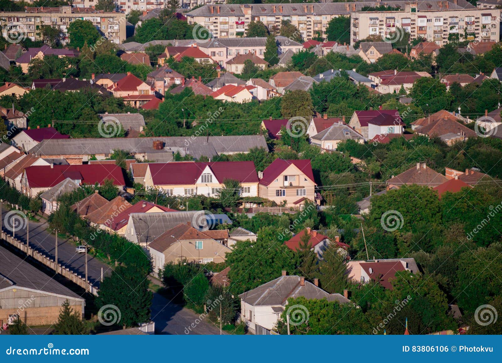 Mukachevo, Ukraine stock photo. Image of horizon, location - 83806106
