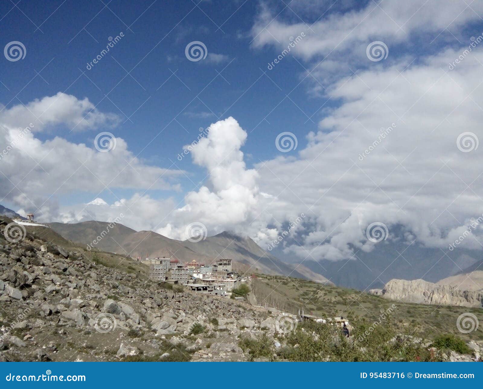Muktinath, mustang nepal stock photo. Image of nepal - 95483716