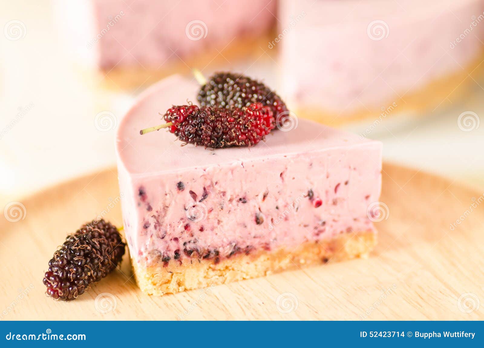 Mulberry cheesecake stock photo. Image of cheese, food - 52423714