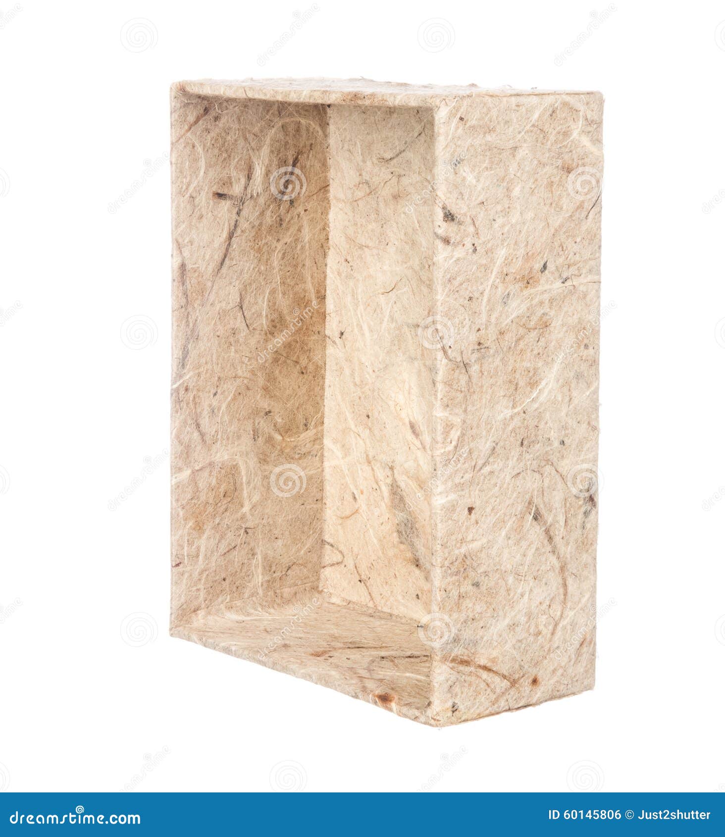 Mulberry Paper Box Isolated on White Stock Photo - Image of white ...