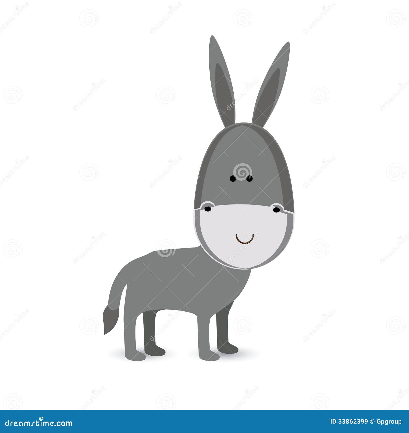 Mule Design Cartoon Vector | CartoonDealer.com #33862399
