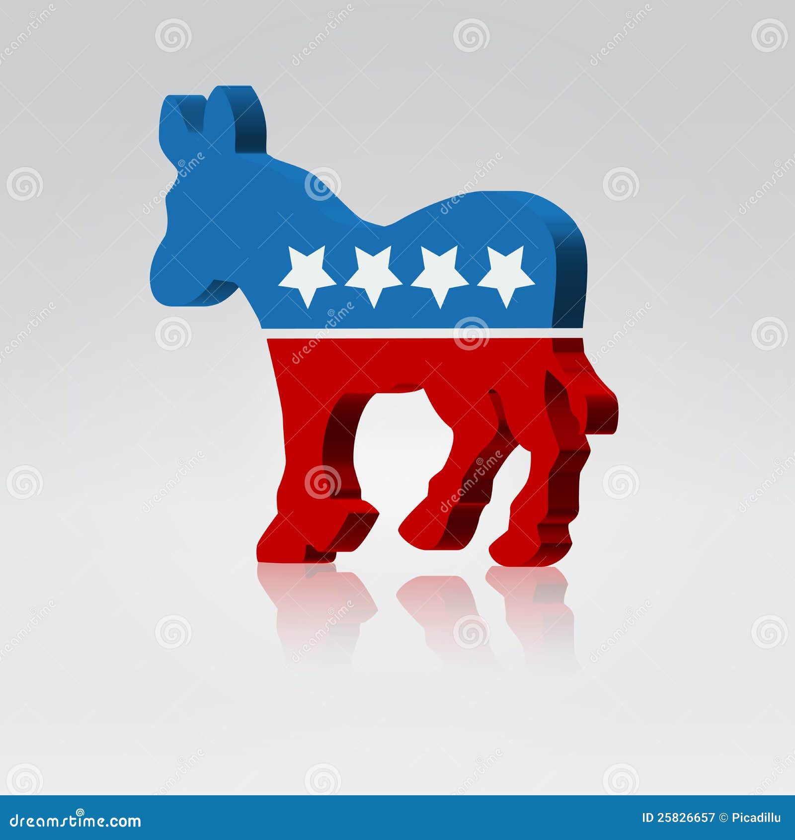 Mule Symbol American Vote Campaign Editorial Photography - Illustration ...