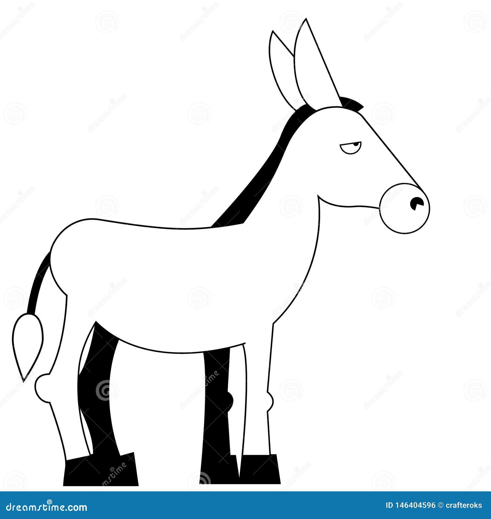 Mule Vector Eps Illustration by Crafteroks Stock Vector - Illustration ...