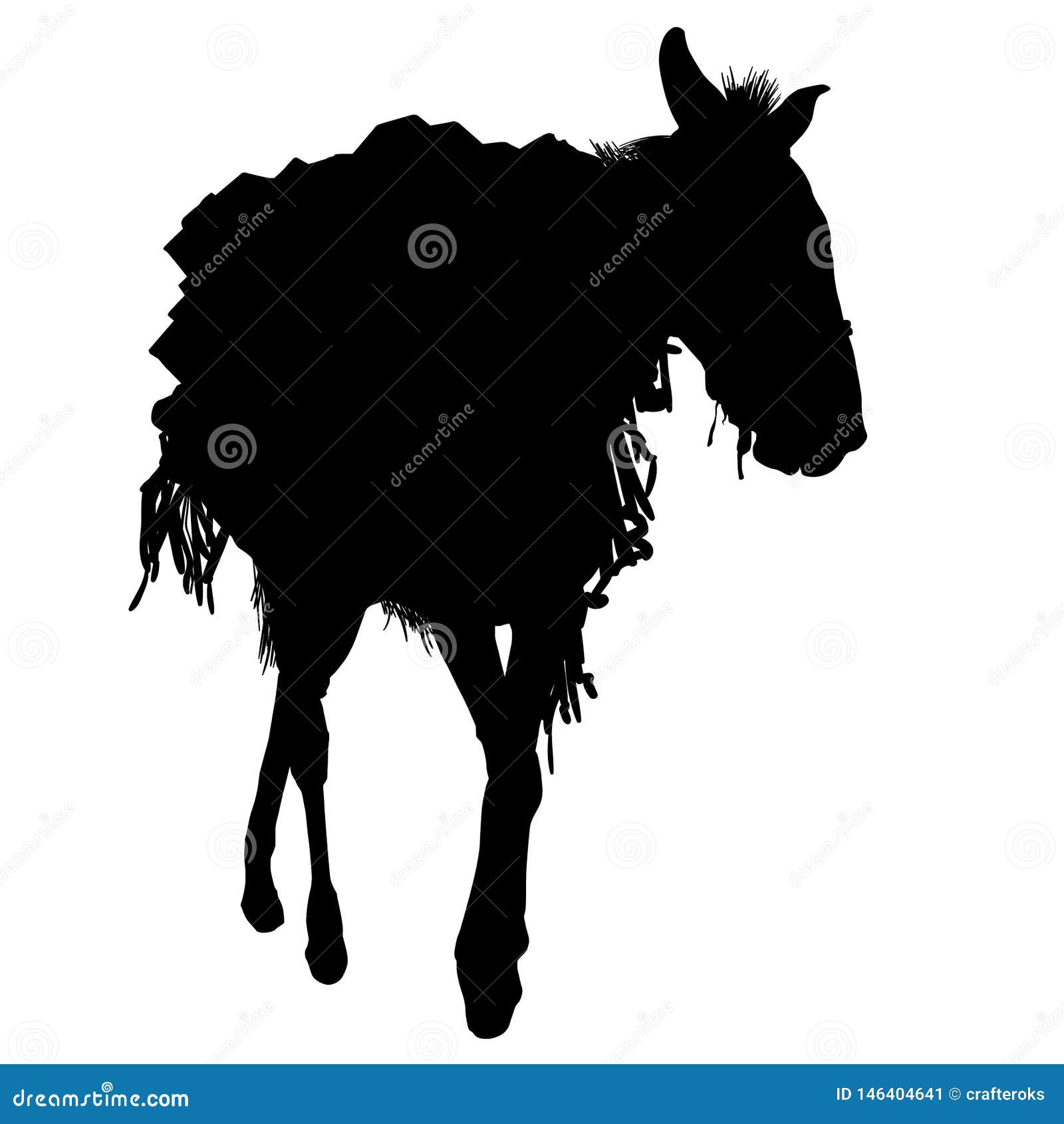 Mule Vector Eps Illustration By Crafteroks | CartoonDealer.com #146404623