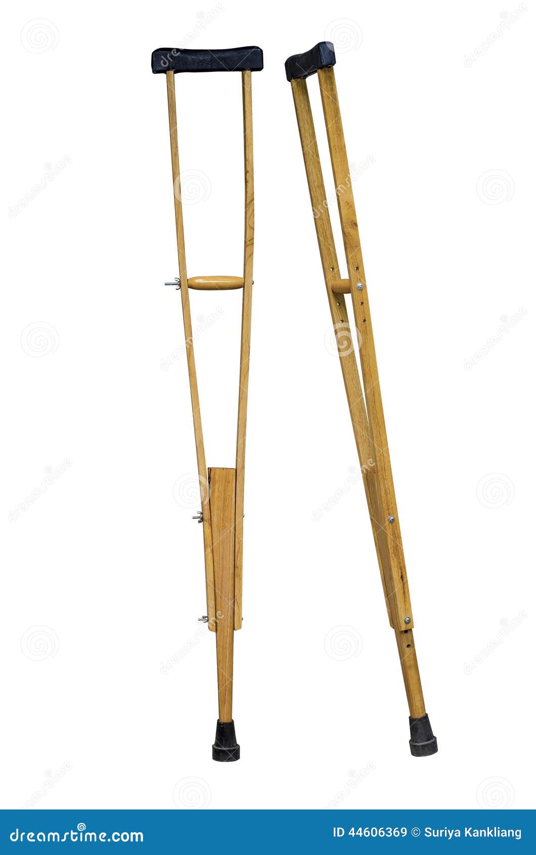 Muleta Hecha De La Madera Y Del Cuero Imagen de archivo - Imagen de ...