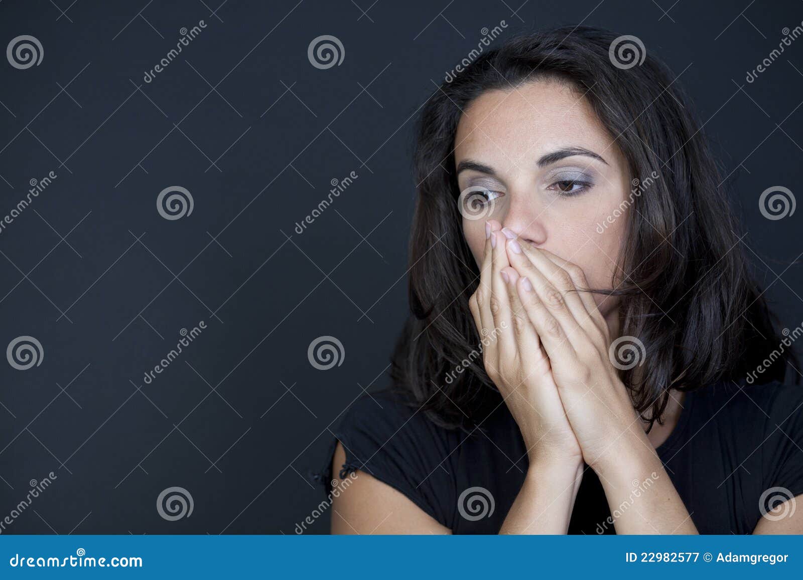 Mulher decepcionada imagem de stock. Imagem de adulto - 22982577