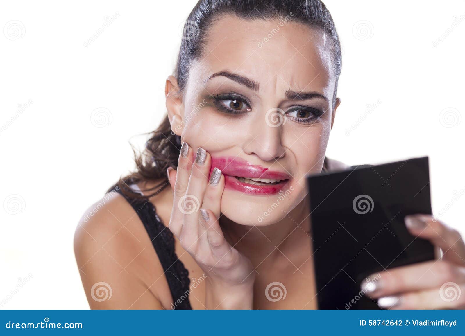 Mulher desesperada foto de stock. Imagem de menina, isolado - 58742642