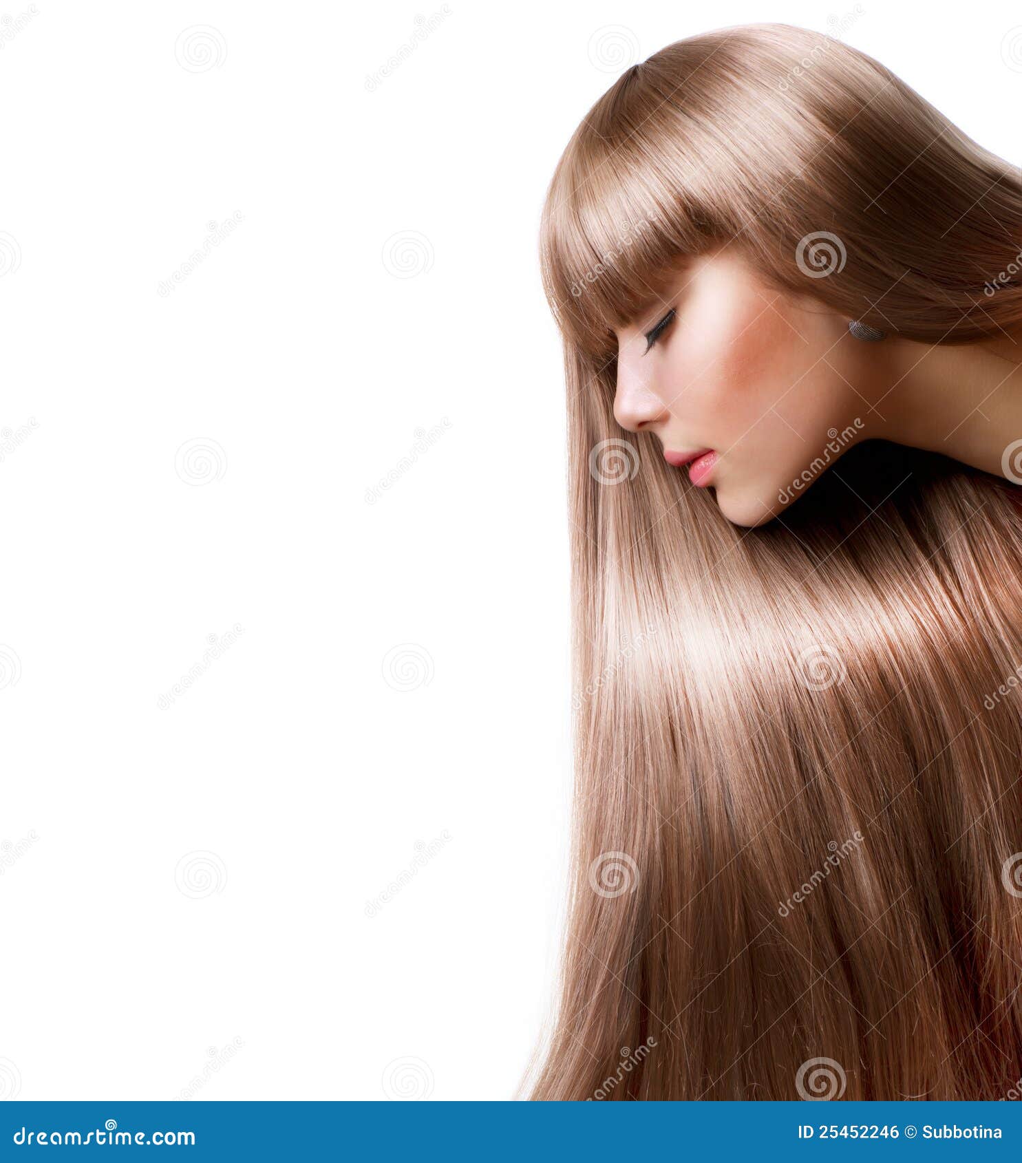 Mulher loura bonita foto de stock. Imagem de marrom, justo - 25452246