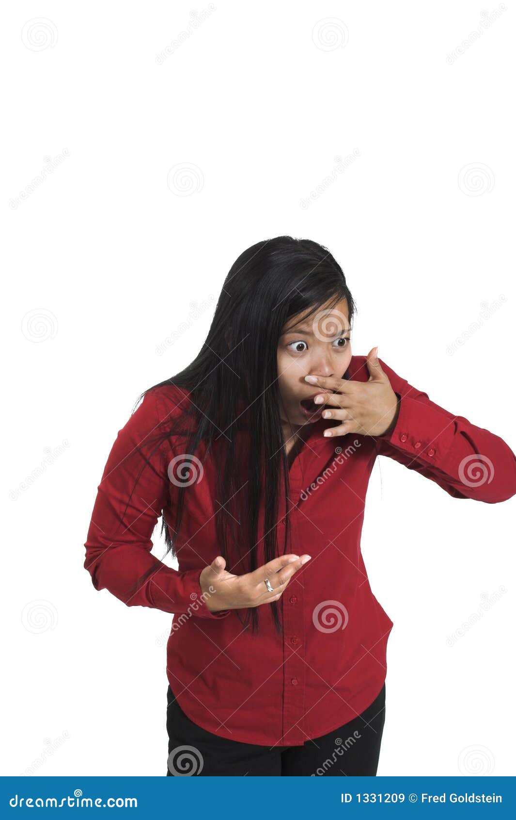 Mulher Que Deteta O Cheiro Ruim Imagem de Stock - Imagem de ofensivo ...