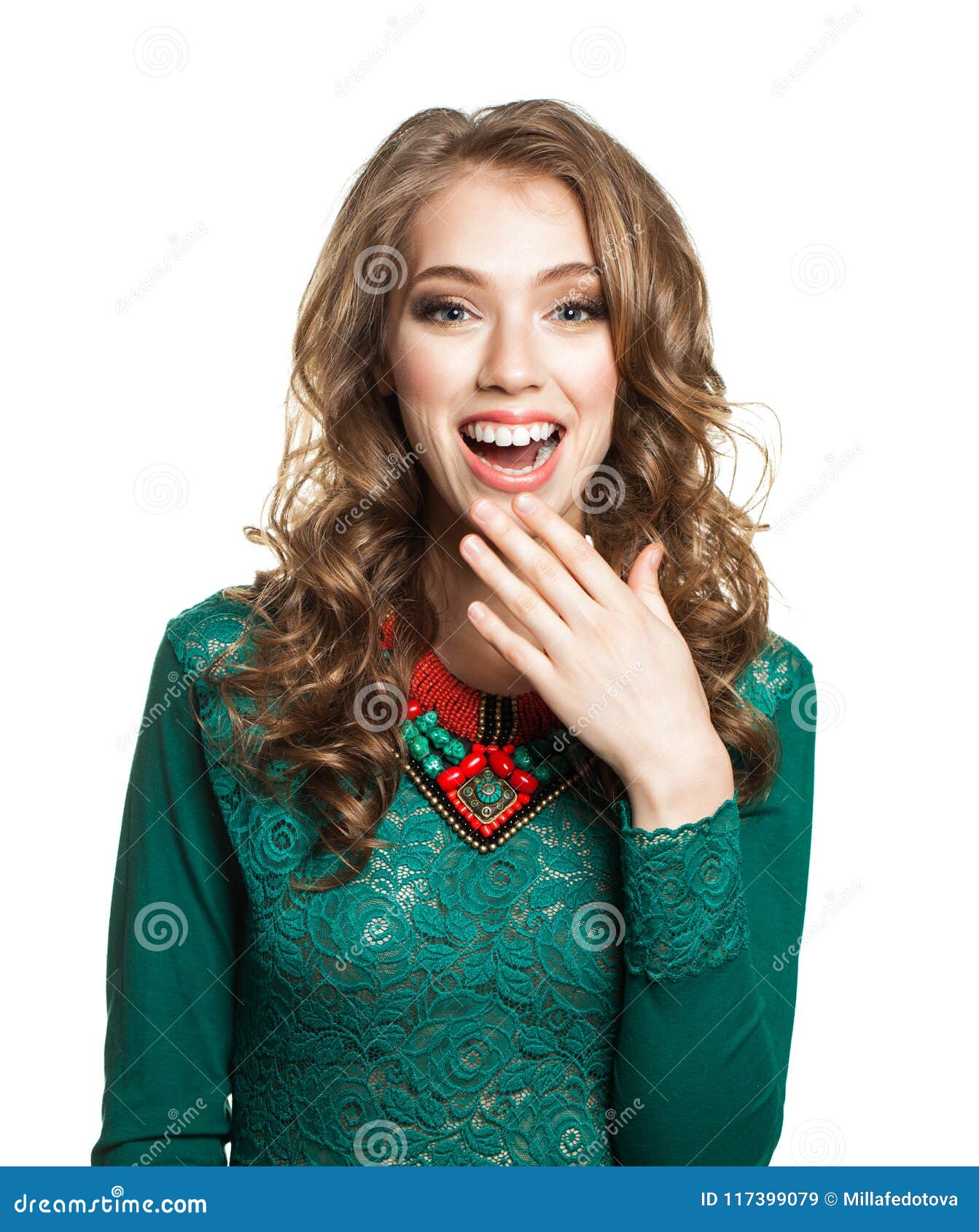 Mulher Surpreendida Feliz Isolada No Fundo Branco Imagem de Stock ... Mulher Surpreendida Feliz Isolada No Fundo Branco Imagem de Stock ...