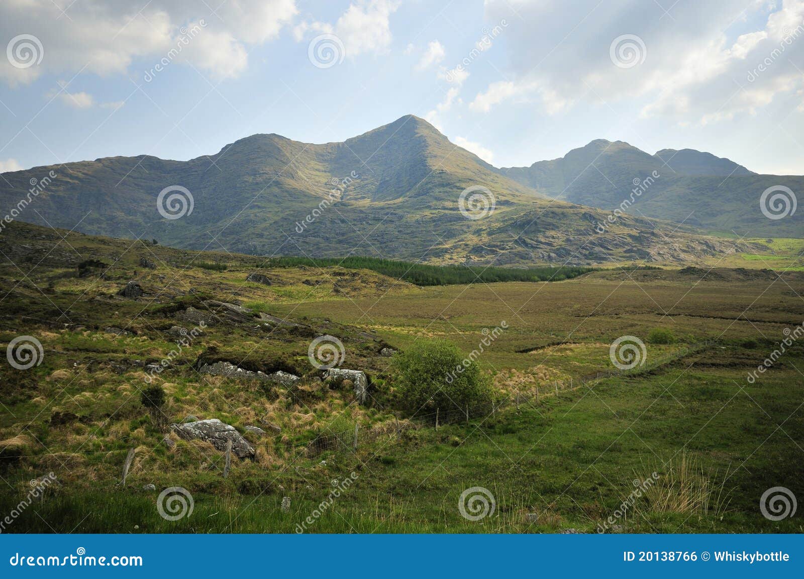 Mullaghanattin Mountain stock photo. Image of remote - 20138766