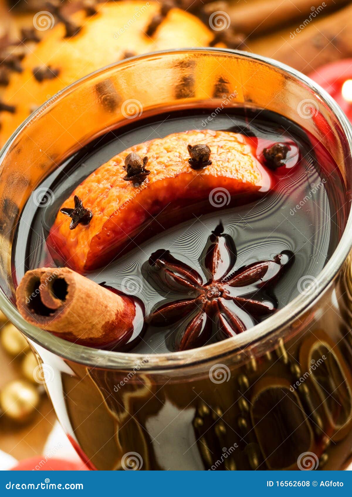 Mulled wine stock photo. Image of macro, mulled, holiday - 16562608