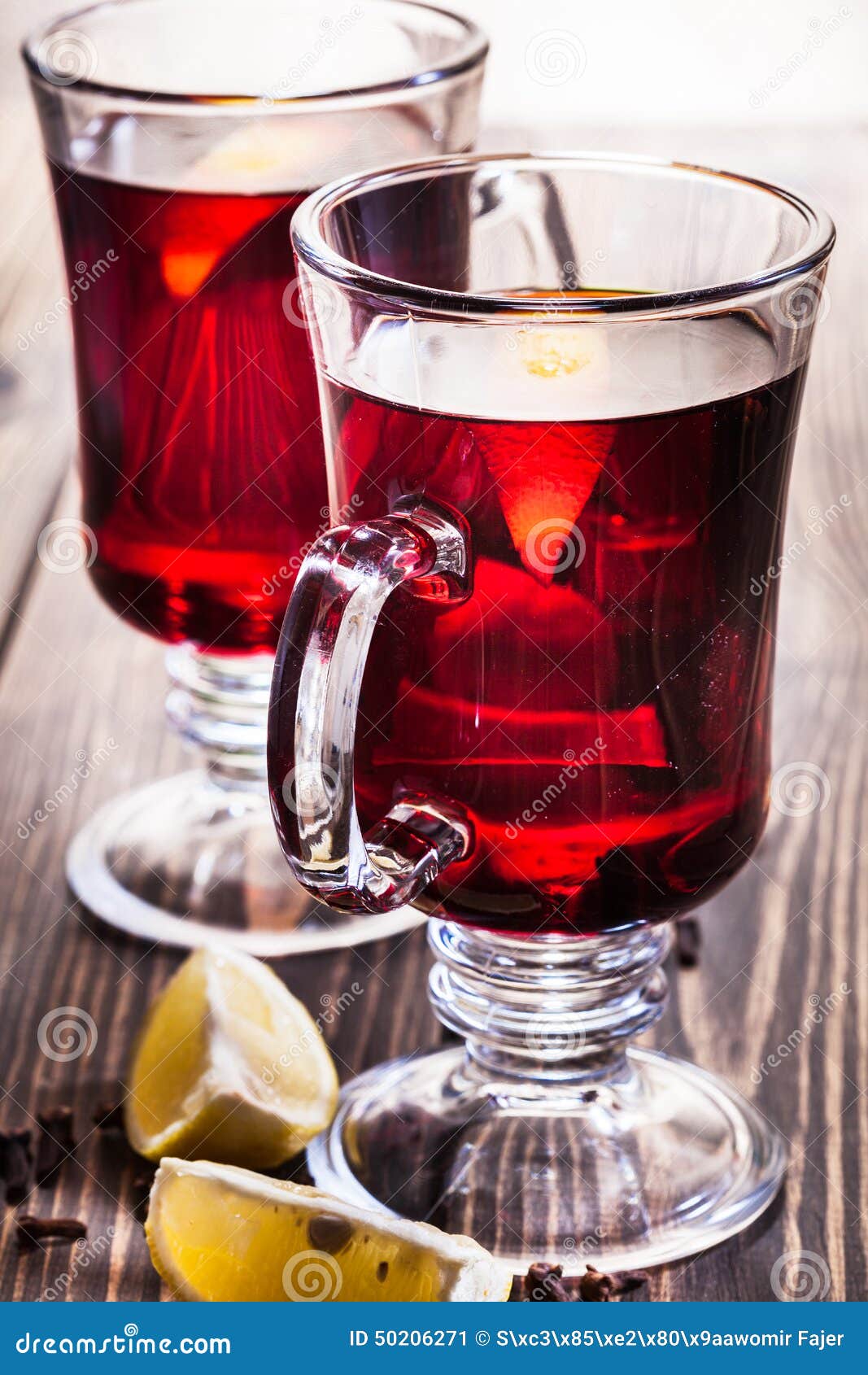 Mulled wine in the glasses stock image. Image of cookies - 50206271