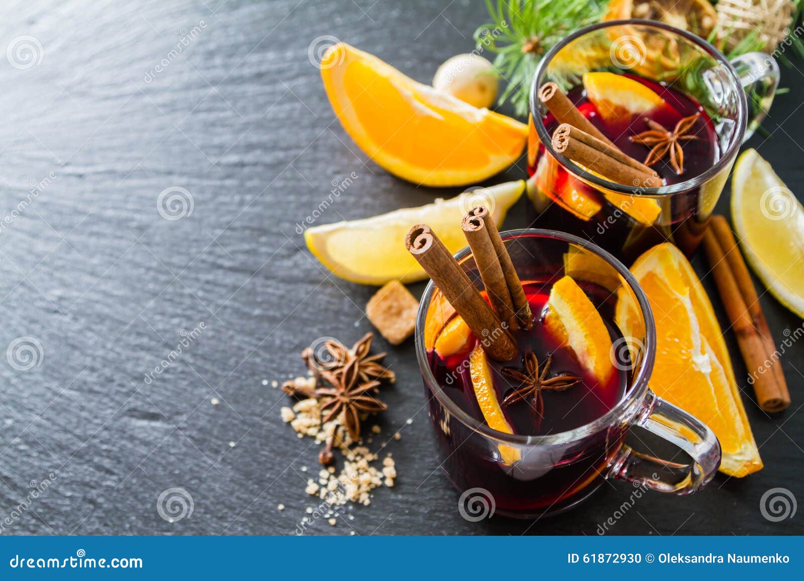 Mulled wine ingredients stock photo. Image of drink, wooden - 61872930